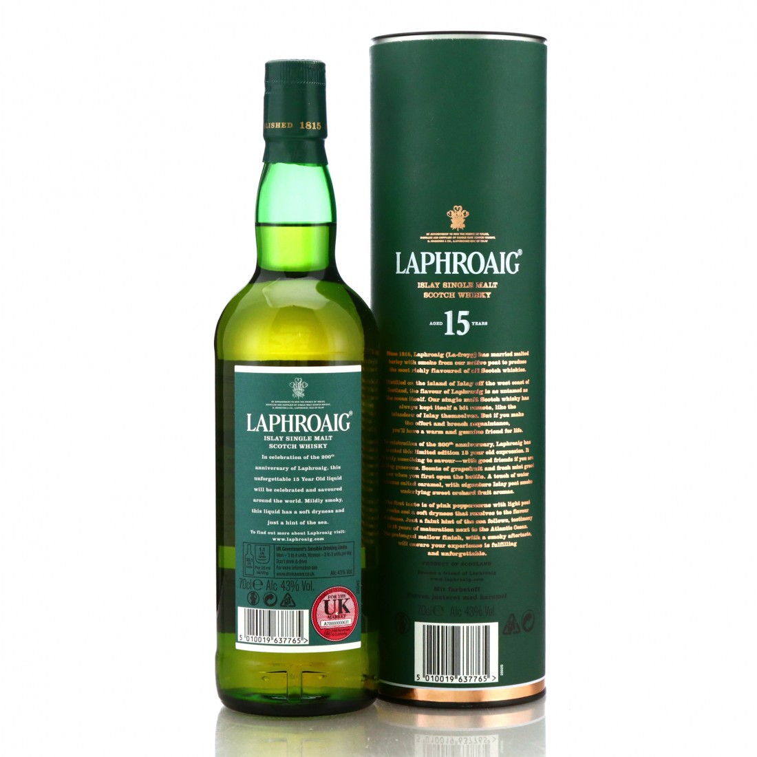 Laphroaig 15 Year Old 200th Anniversary Limited Edition | Whisky Auctioneer