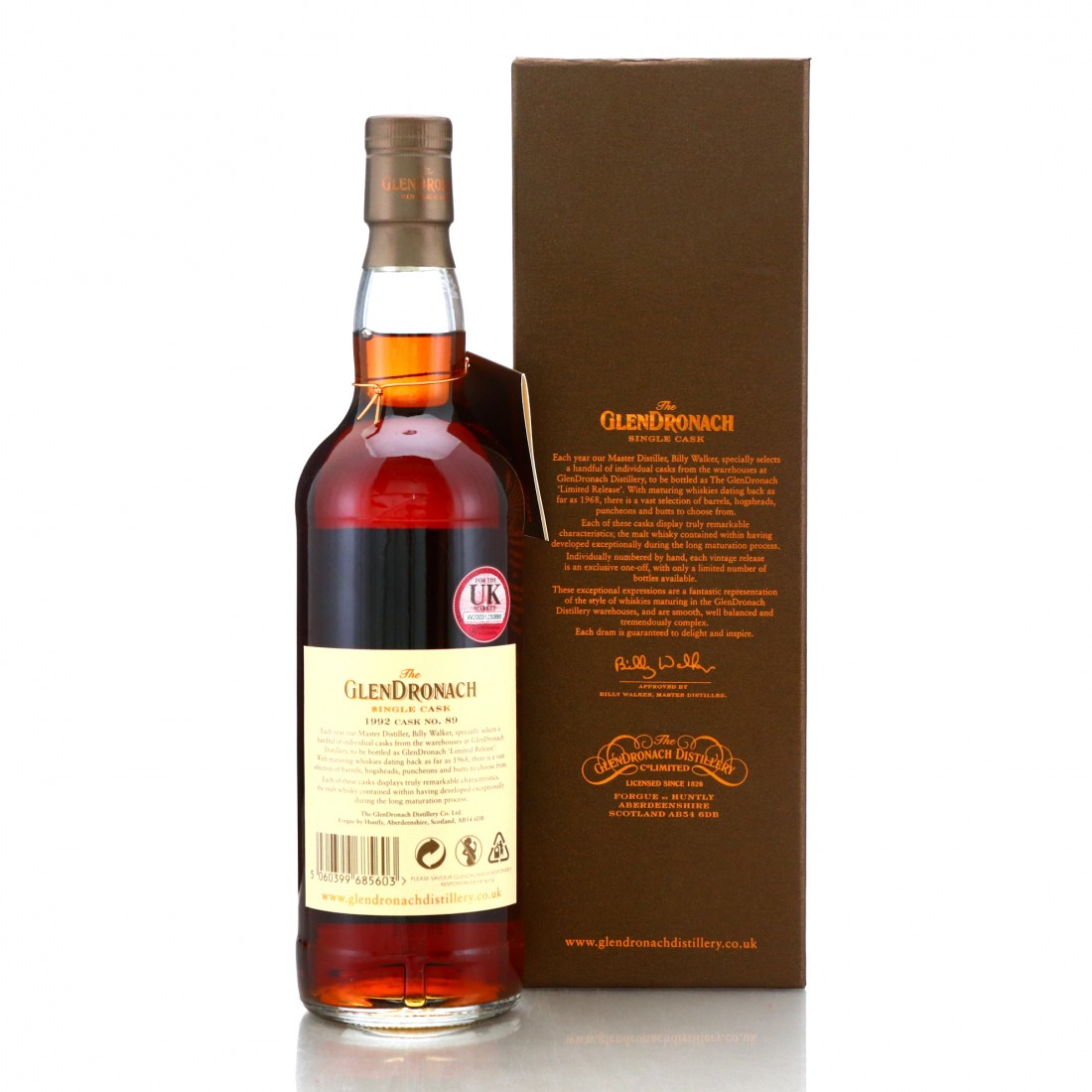 Glendronach 1992 Single Sherry Cask 25 Year Old #89 / Batch 15 | Whisky ...