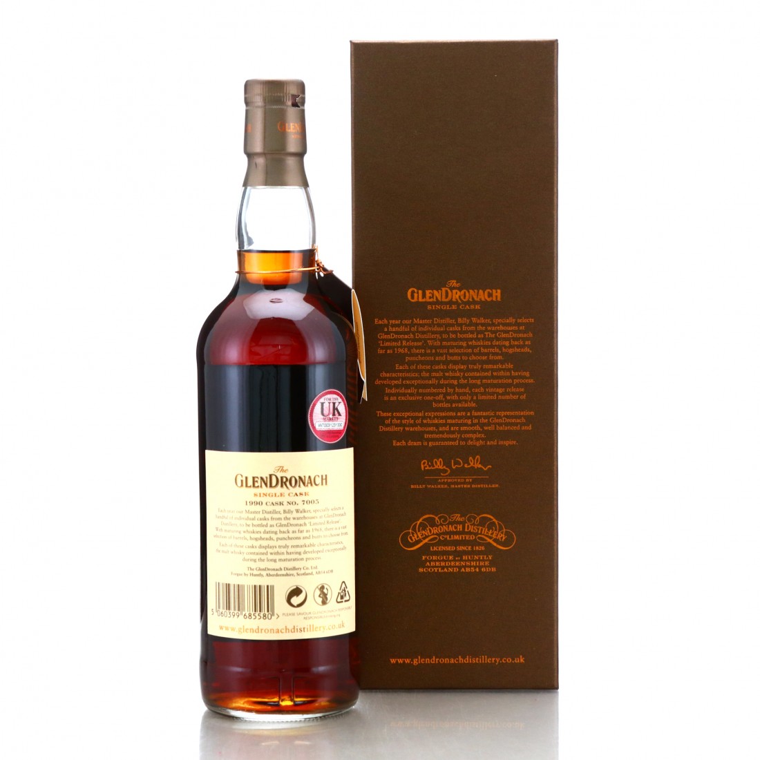 Glendronach 1990 Single PX Cask 27 Year Old #7005 / Batch 15 | Whisky ...