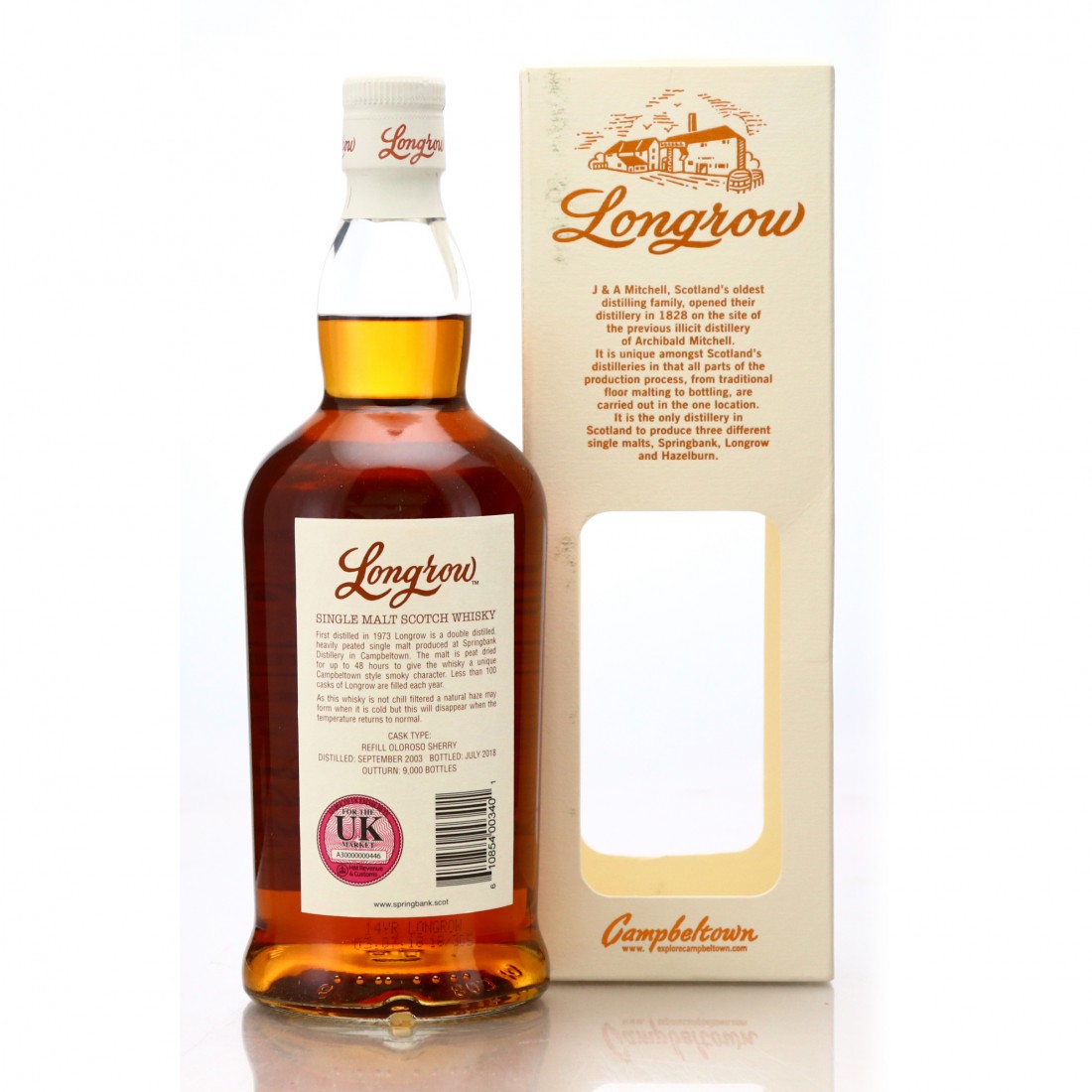 Longrow 2003 Sherry Casks 14 Year Old | Whisky Auctioneer
