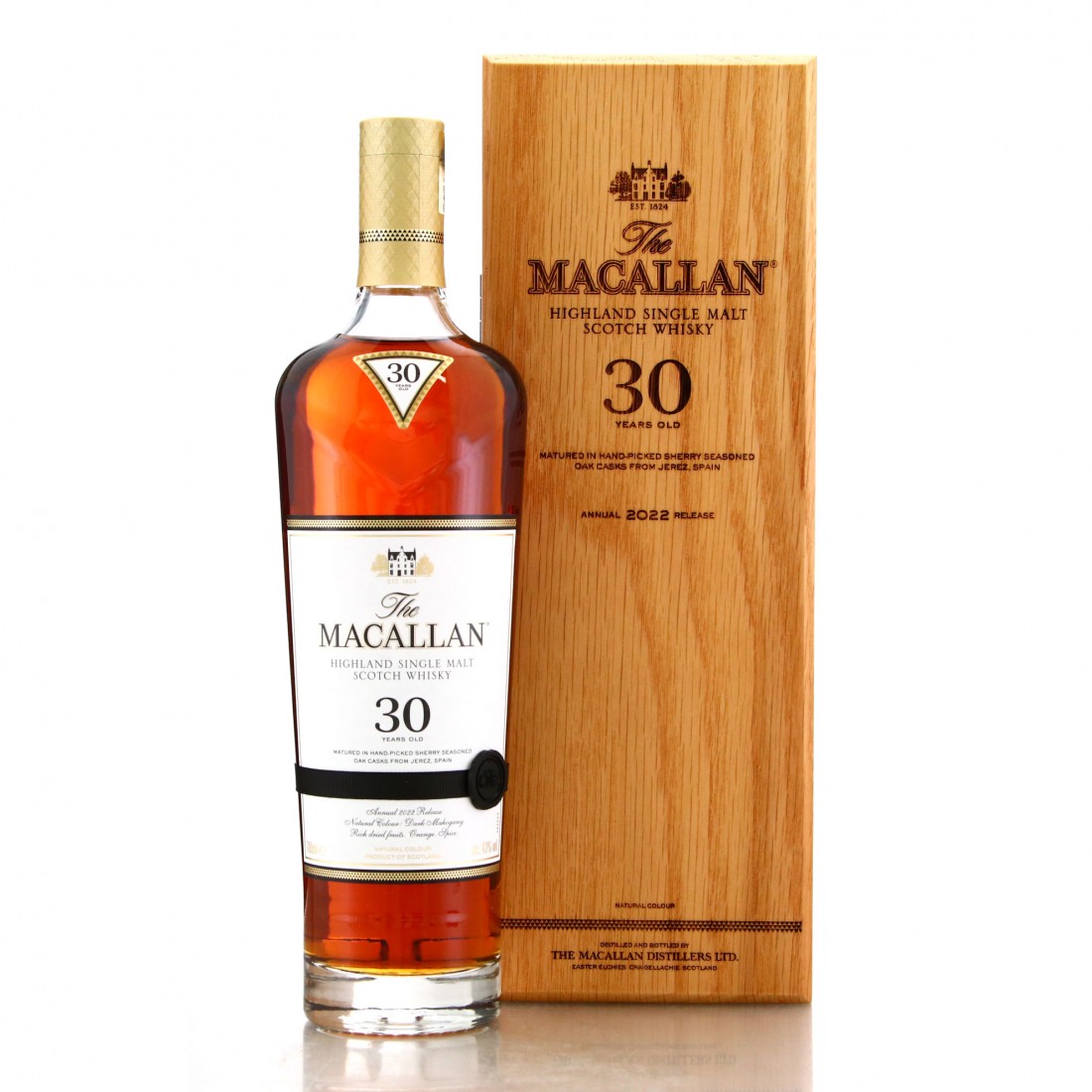 Macallan 30 Year Old Sherry Oak 2022 Release | Whisky Auctioneer