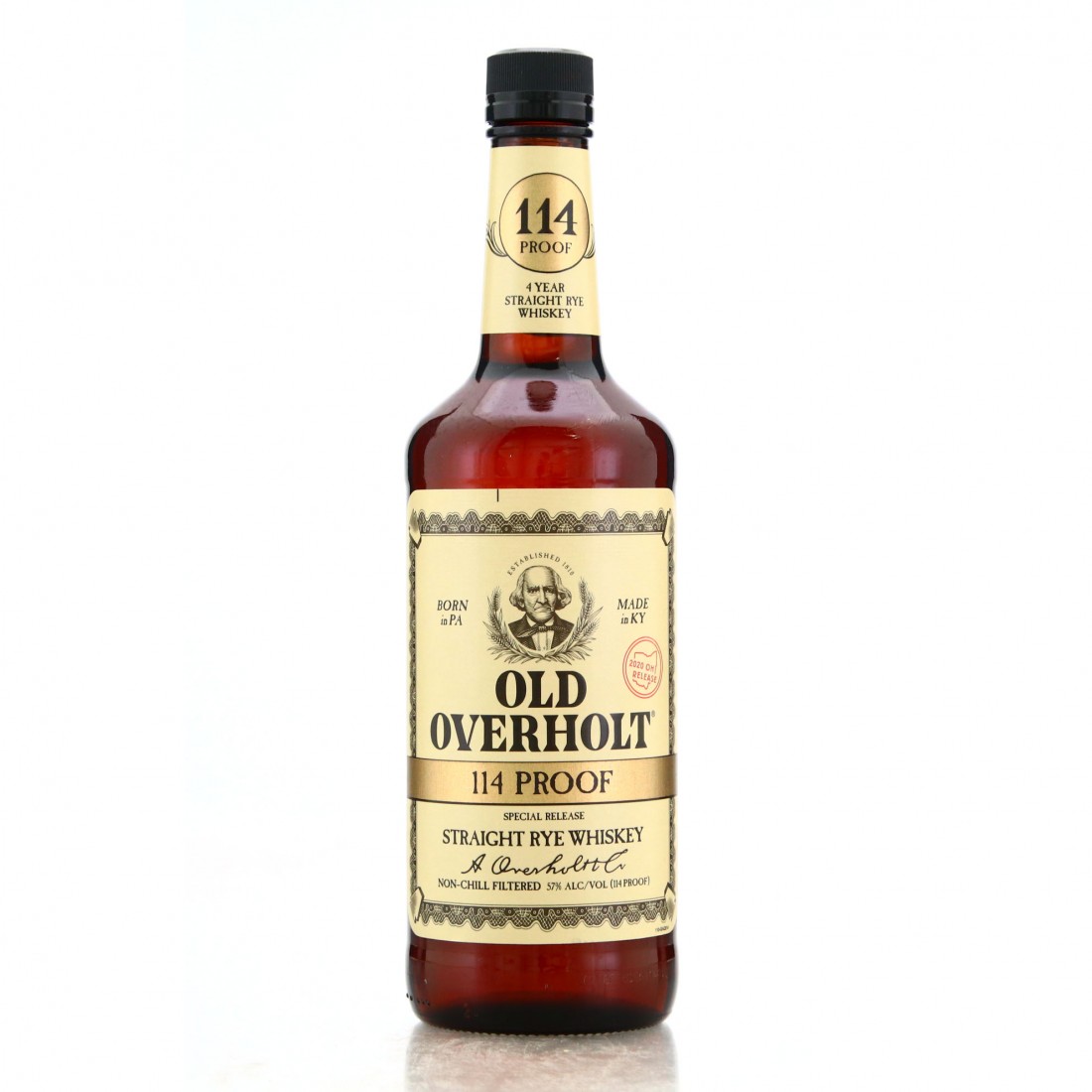 Old Overholt 4 Year Old 114 Proof Straight Rye Ohio 2020 Whisky Auctioneer
