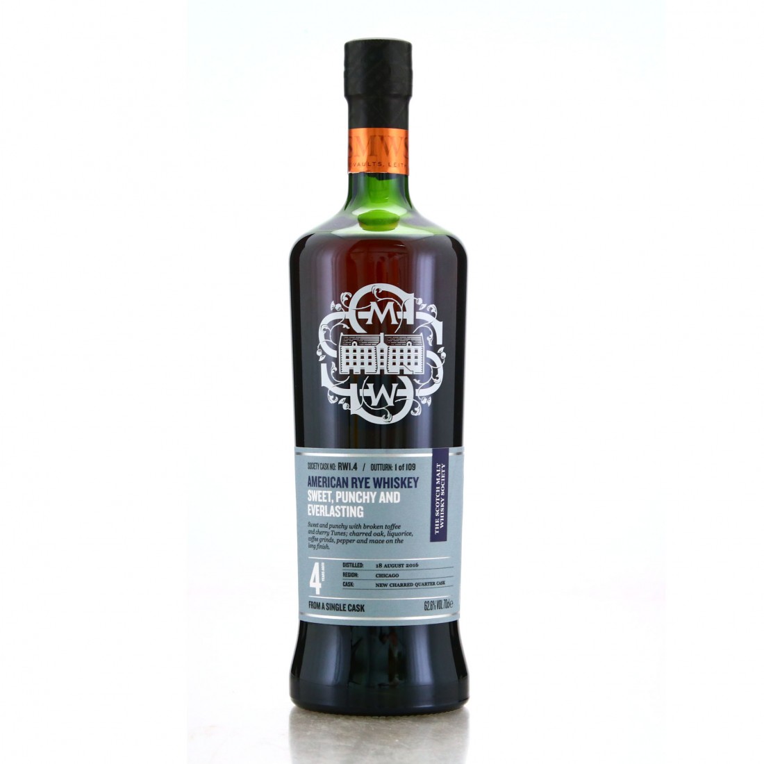 FEW Spirits 2016 SMWS 4 Year Old Rye RW1.4 | Whisky Auctioneer