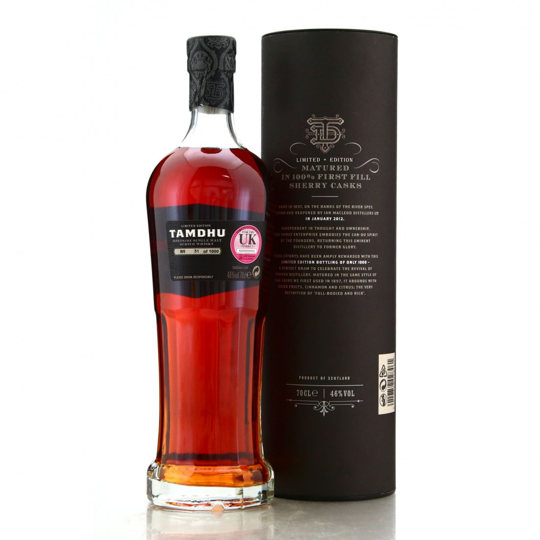 Tamdhu 10 Year Old First Fill Sherry Casks | Whisky Auctioneer