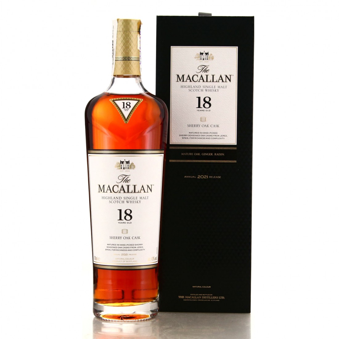 Macallan 18 Year Old Sherry Oak 2021 Release | Whisky Auctioneer