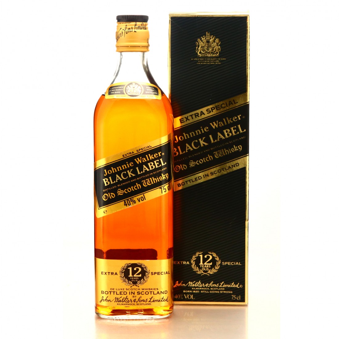 Johnnie Walker Black Label 12 Year Old 1980s | Whisky Auctioneer