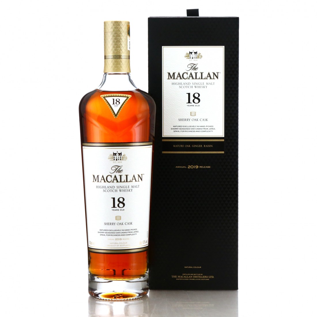 Macallan 18 Year Old Sherry Oak 2019 Release | Whisky Auctioneer