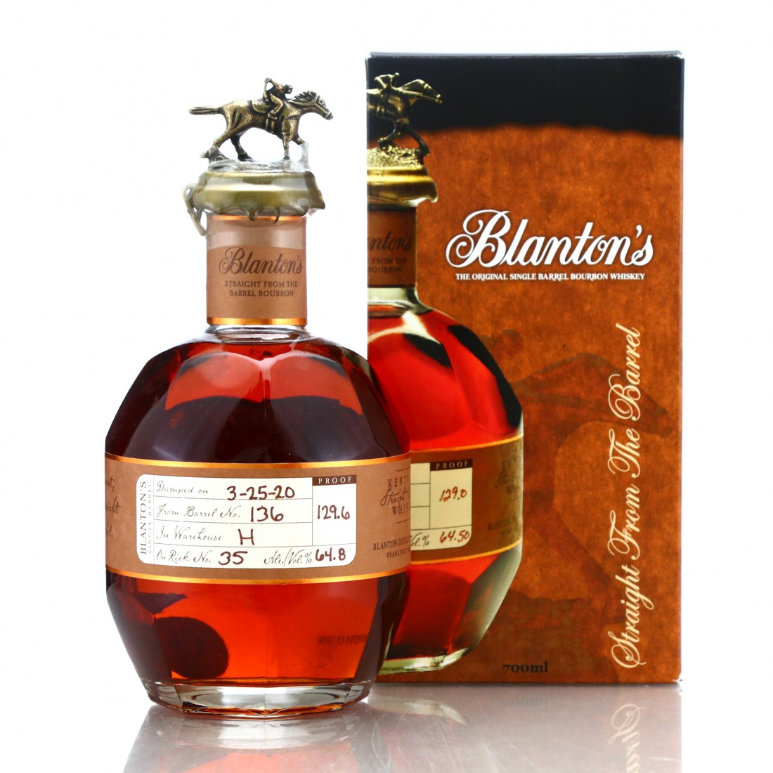 Blanton's Straight from the Barrel dumped 2020 70cl | Whisky Auctioneer