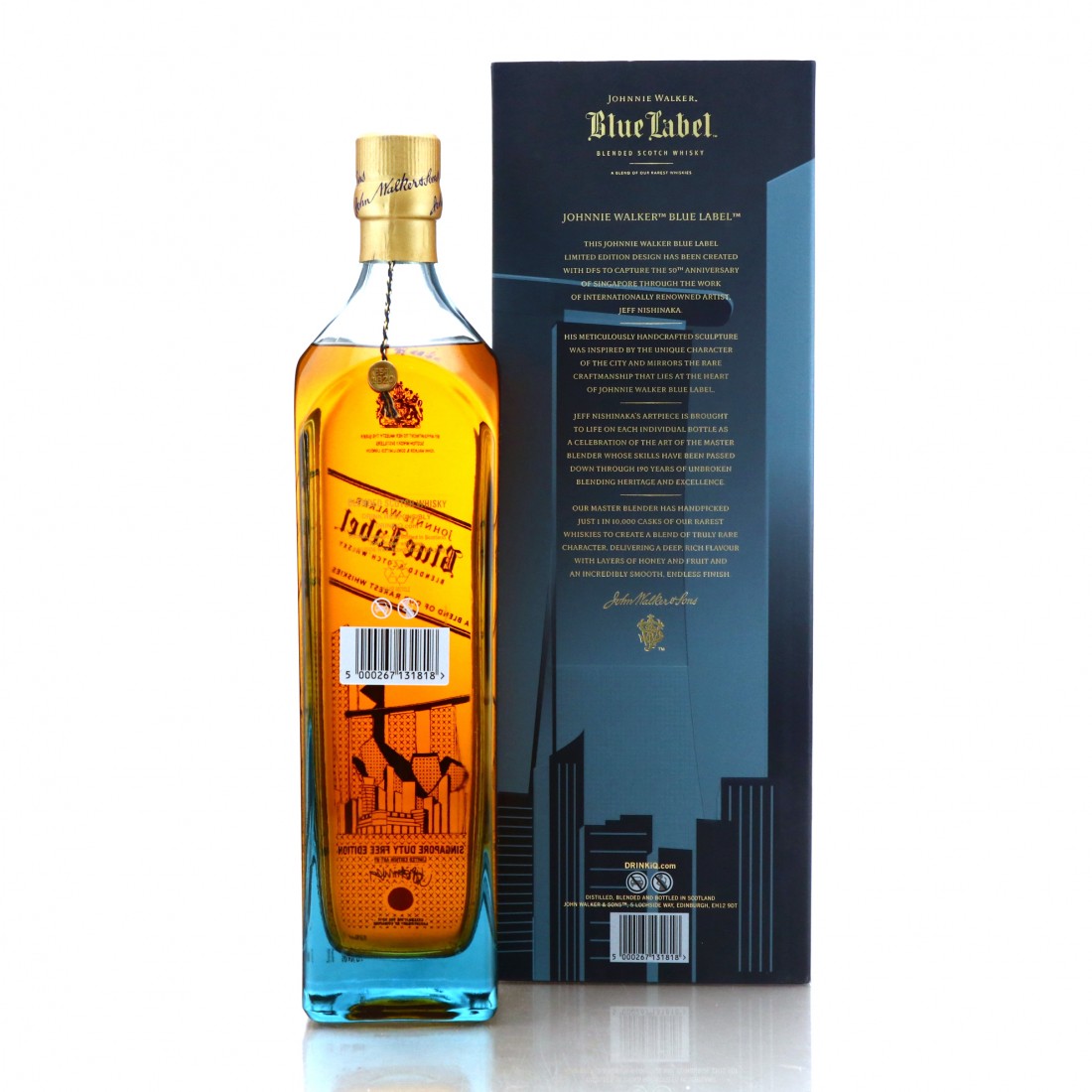 Johnnie Walker Blue Label 1 Litre / Singapore Duty Free SG50 | Whisky ...