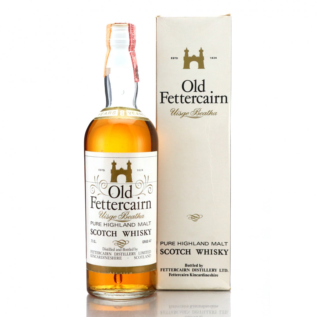 Old Fettercairn 8 Year Old 1970s / Orlandi Import | Whisky Auctioneer