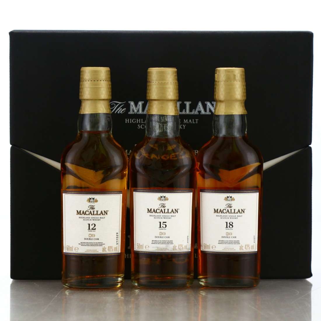 Macallan Double Cask Miniature x 3 | Whisky Auctioneer