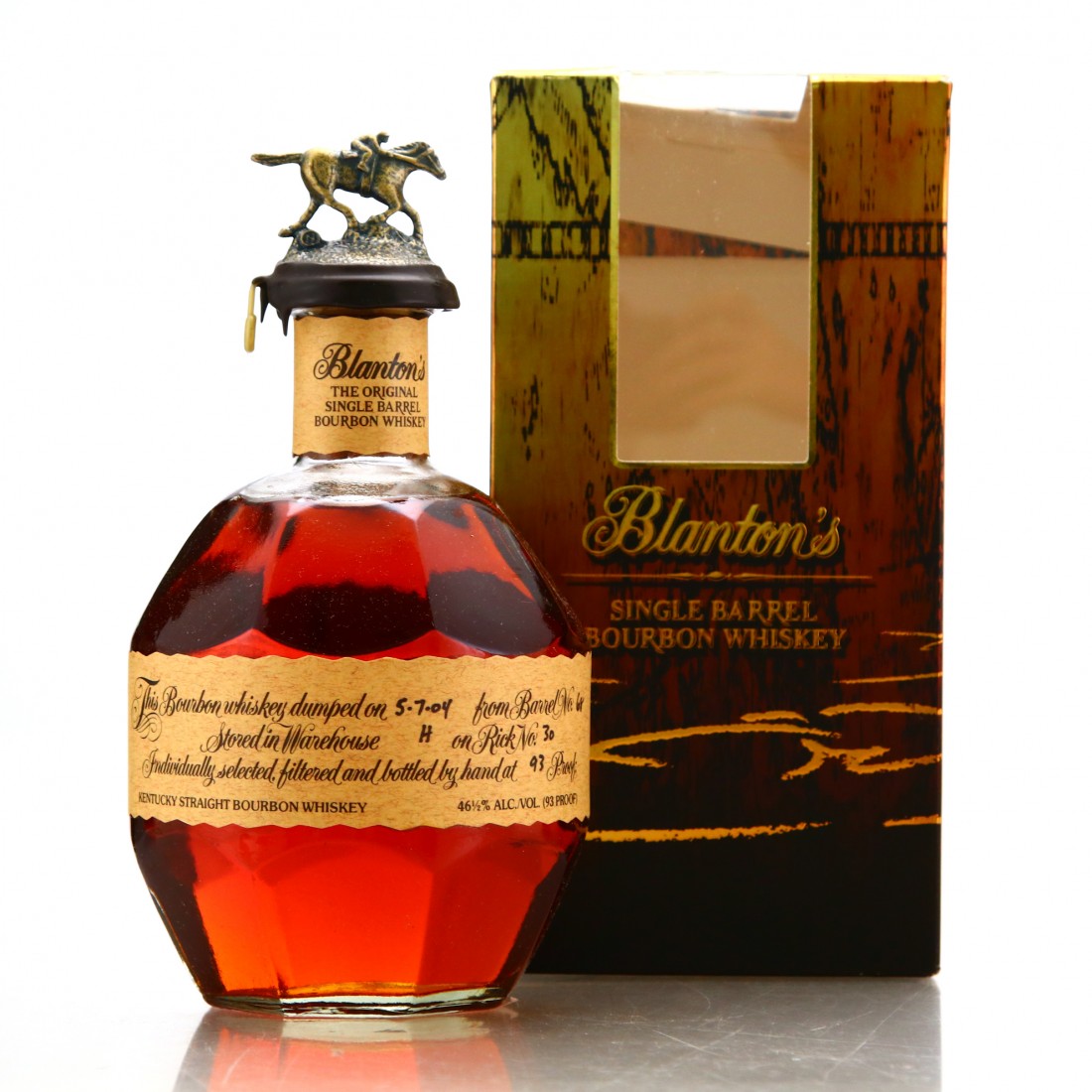 Blanton's Single Barrel dumped 2004 | Whisky Auctioneer