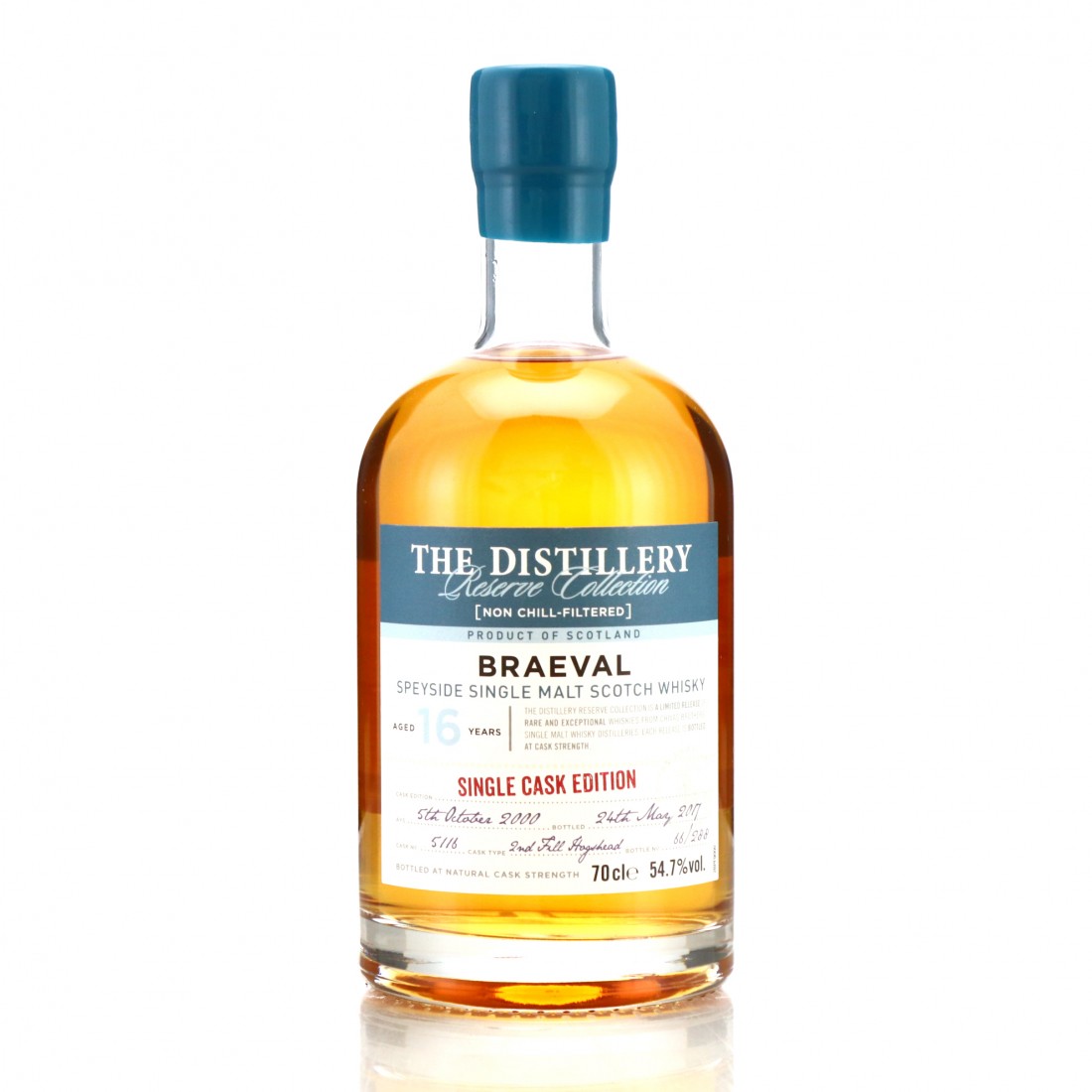 Braeval 2000 Reserve Collection 16 Year Old / Single Cask Edition ...
