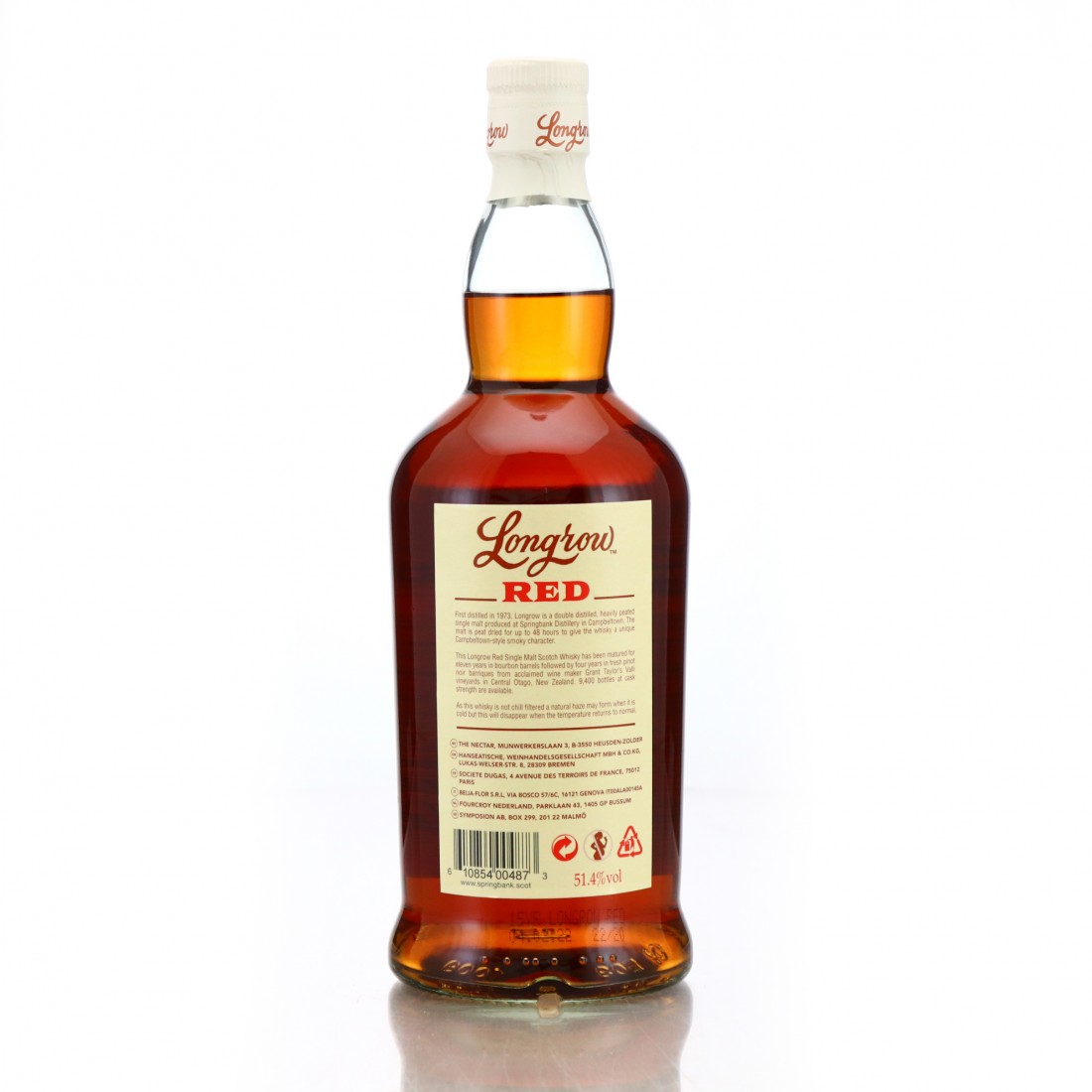 Longrow Red 15 Year Old Pinot Noir | Whisky Auctioneer