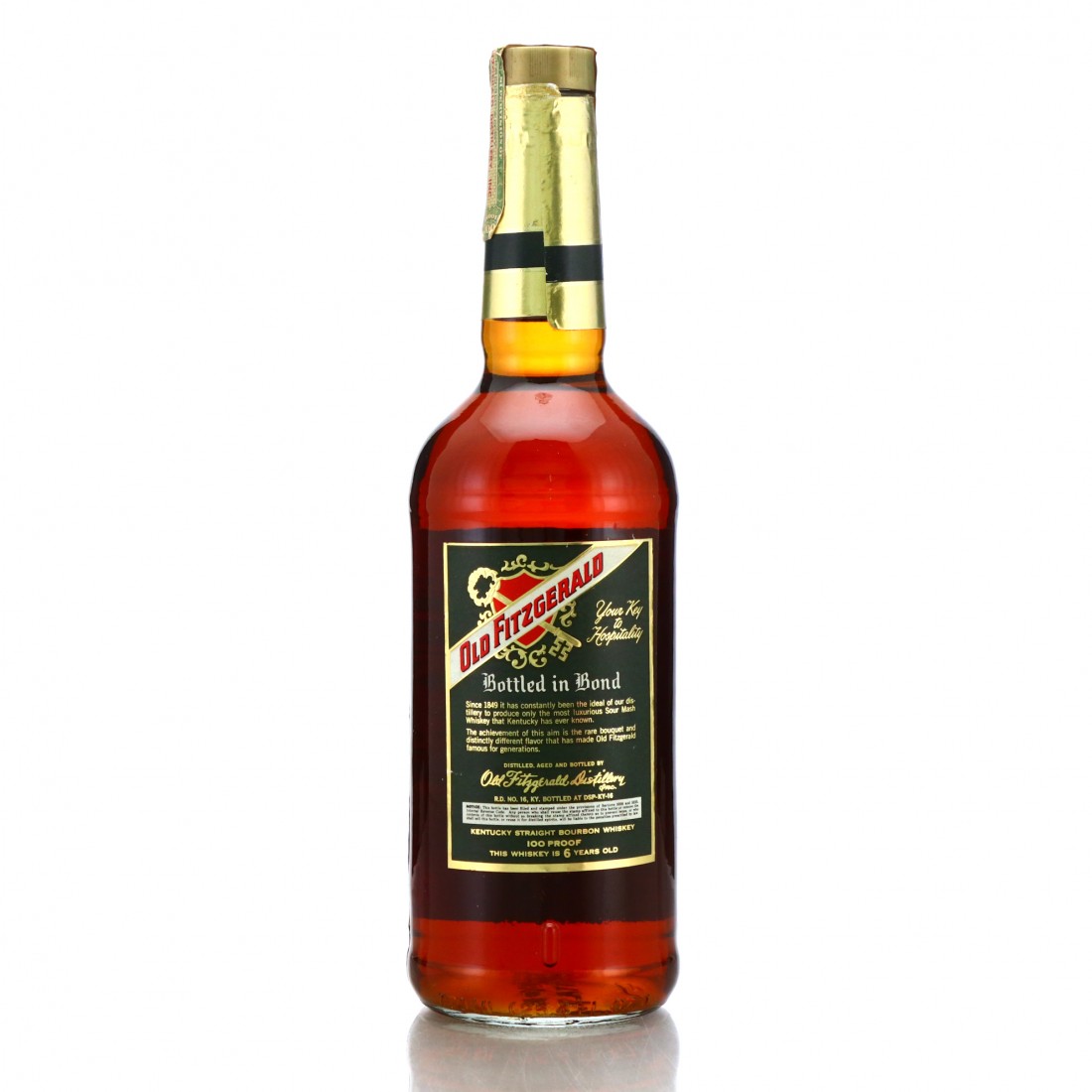 Old Fitzgerald Bottled in Bond 6 Year Old 100 Proof 1970 / Stitzel ...