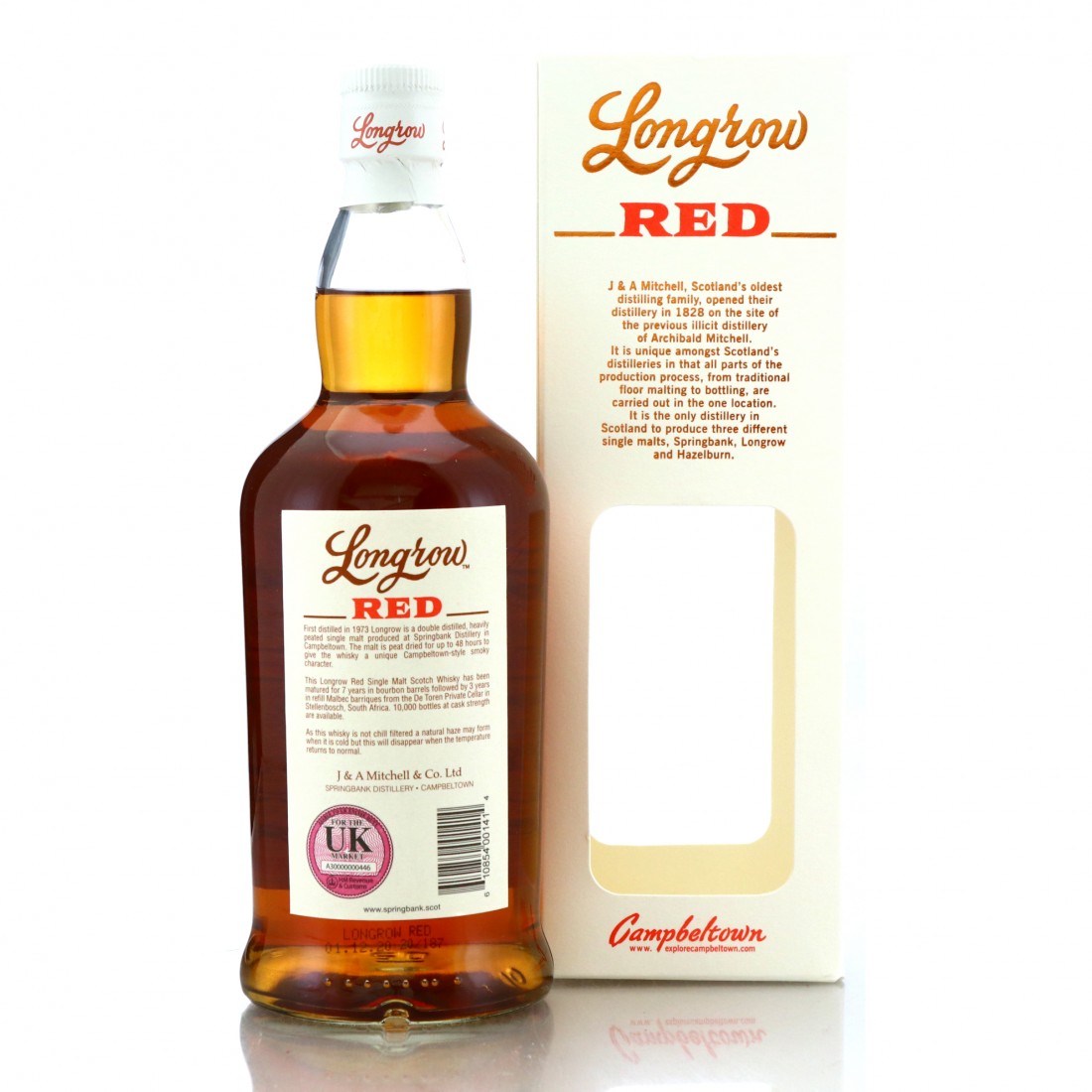 Longrow Red 10 Year Old Refill Malbec | Whisky Auctioneer