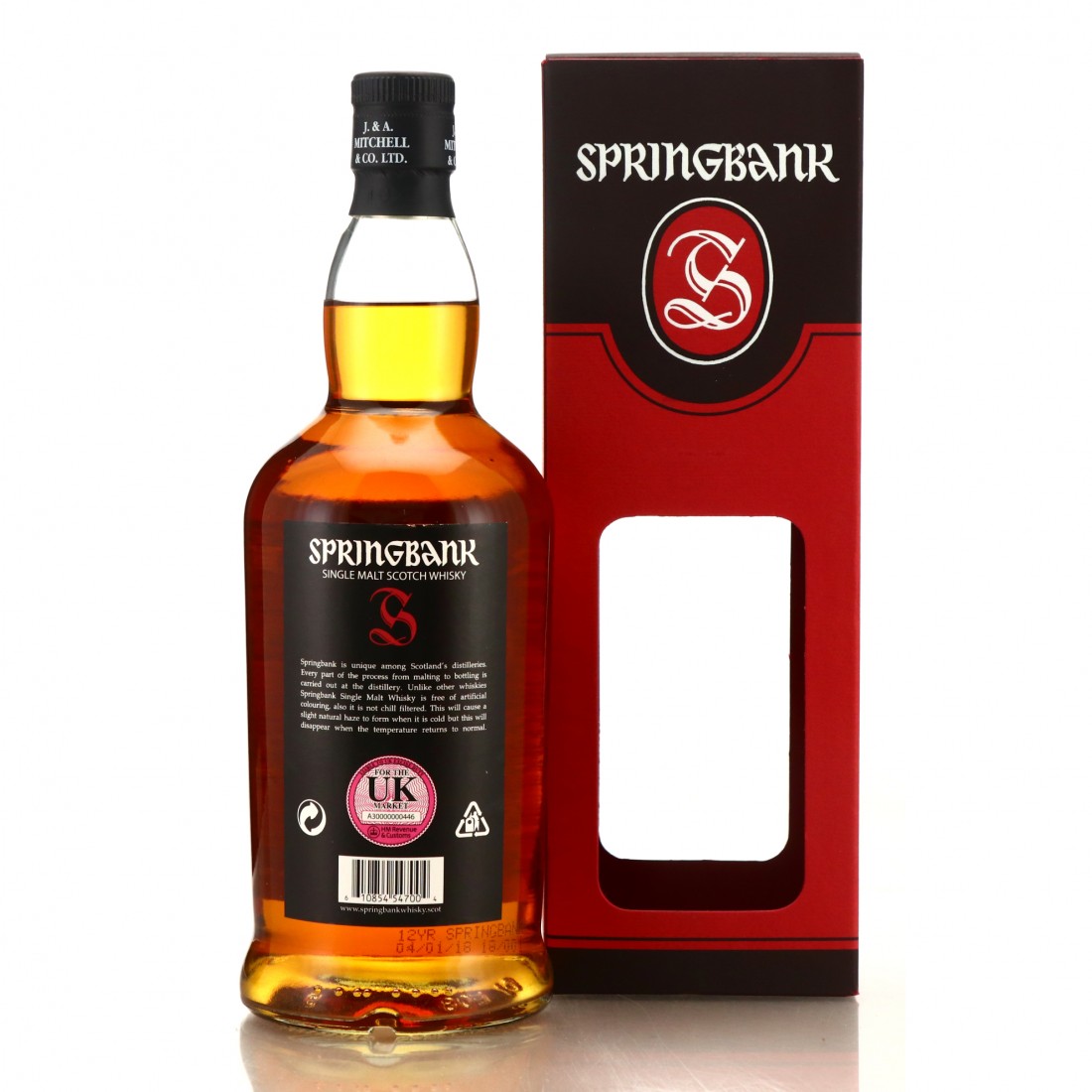 Springbank 12 Year Old Cask Strength 2018 / 56.3% | Whisky Auctioneer