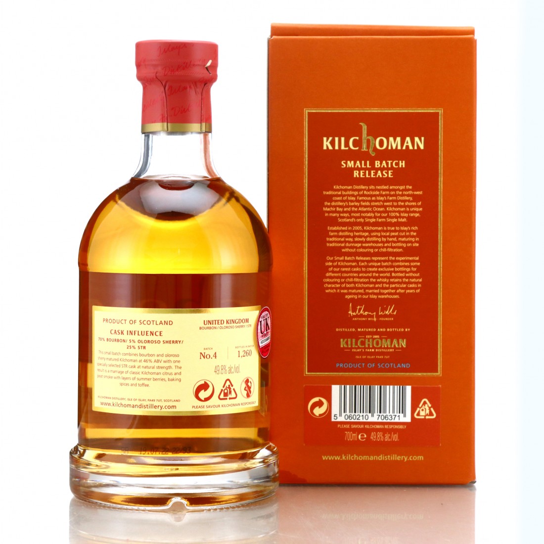 Kilchoman Small Batch 2022 / UK Exclusive Batch #4 | Whisky Auctioneer
