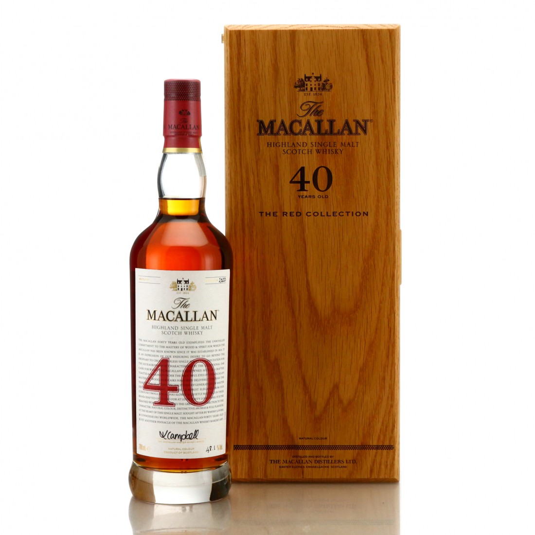Macallan 40 Year Old The Red Collection | Whisky Auctioneer