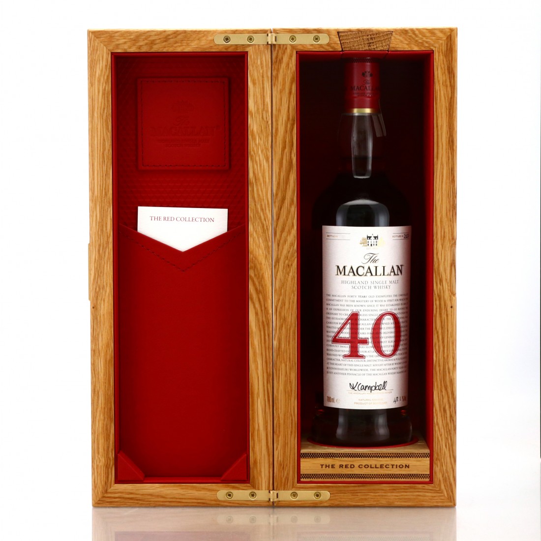 Macallan 40 Year Old The Red Collection | Whisky Auctioneer