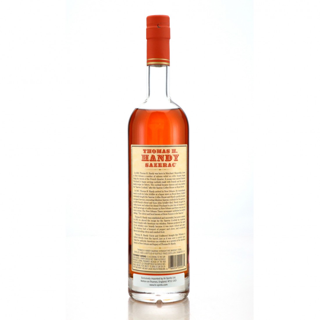 Thomas H Handy Sazerac Rye 2016 Release | Whisky Auctioneer