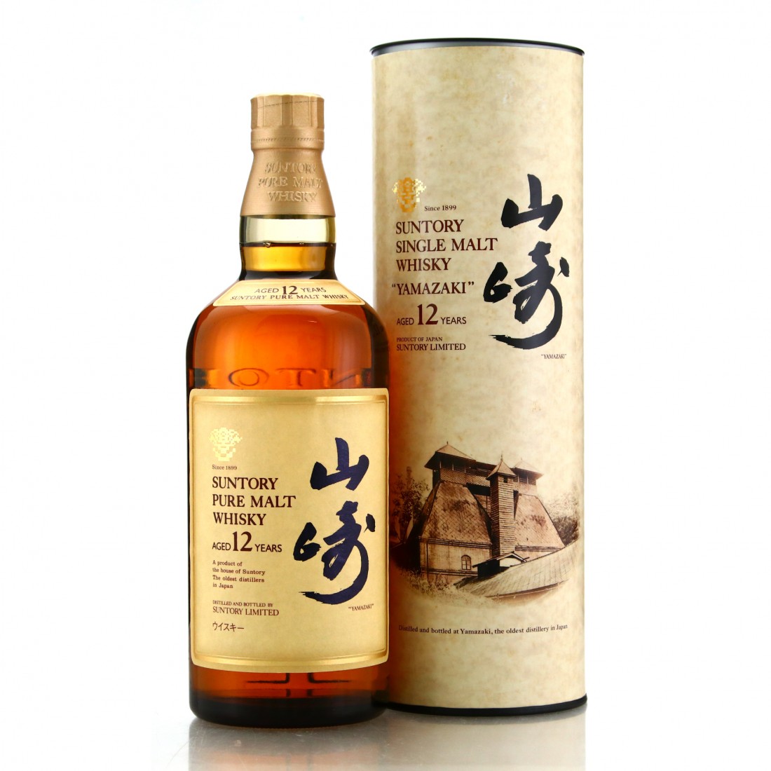 Yamazaki Suntory Pure Malt 12 Year Old 75cl / Tube Presentation ...