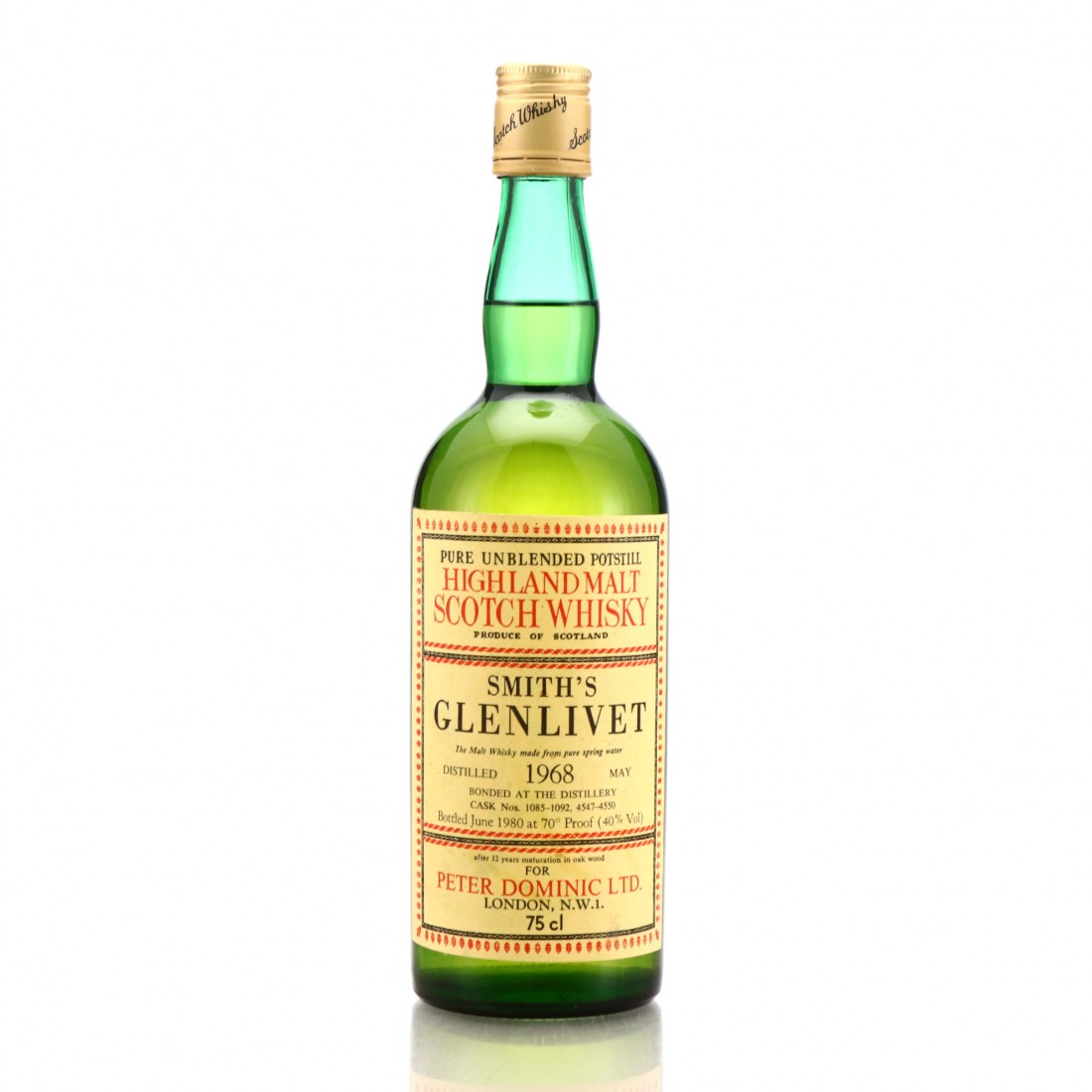Glenlivet 1968 Peter Dominic | Whisky Auctioneer