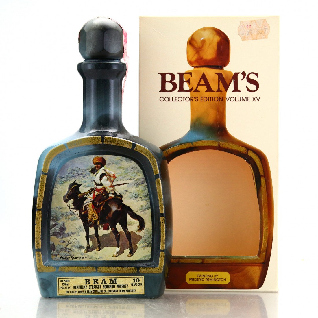 Beams 10 Year Old Kentucky Straight Bourbon Decanter 1970s / The Indian ...