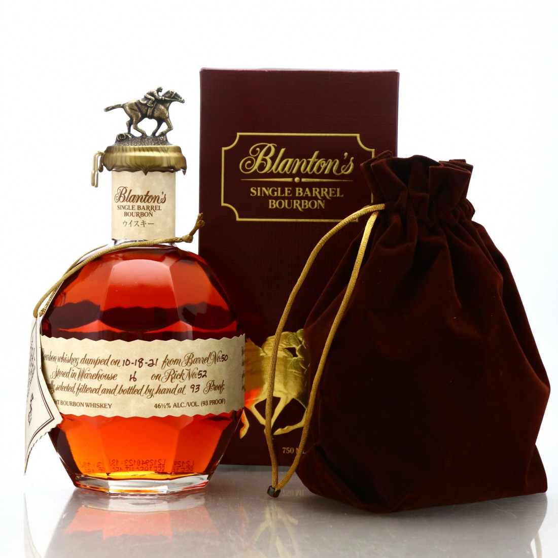 Blanton's Single Barrel dumped 2021 Red Takara | Whisky Auctioneer