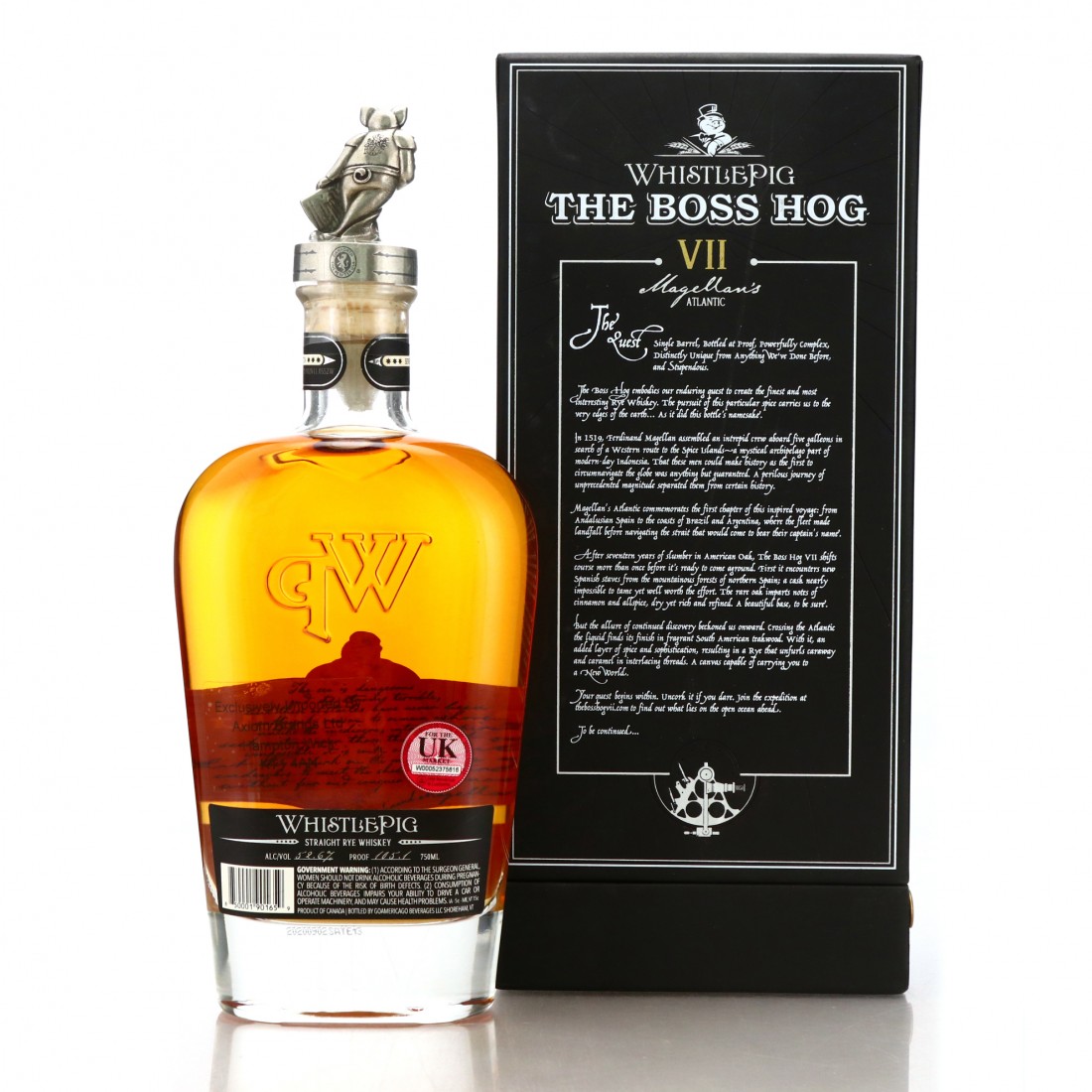 Whistlepig 17 Year Old Single Barrel Rye / The Boss Hog 7th Edition ...