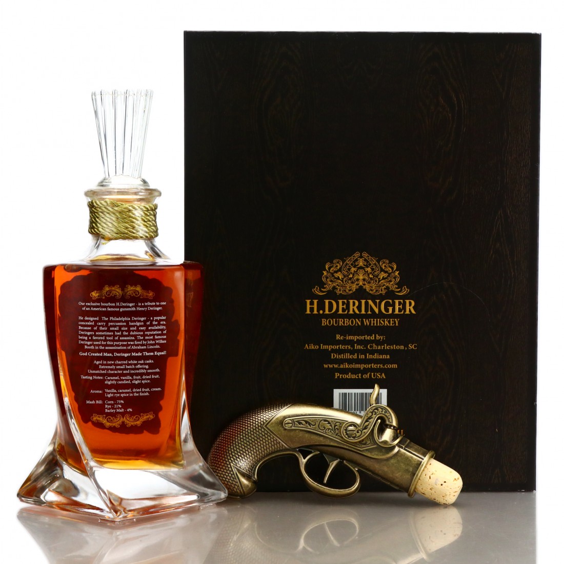 H. Deringer Bourbon Whiskey Gift Pack | Whisky Auctioneer
