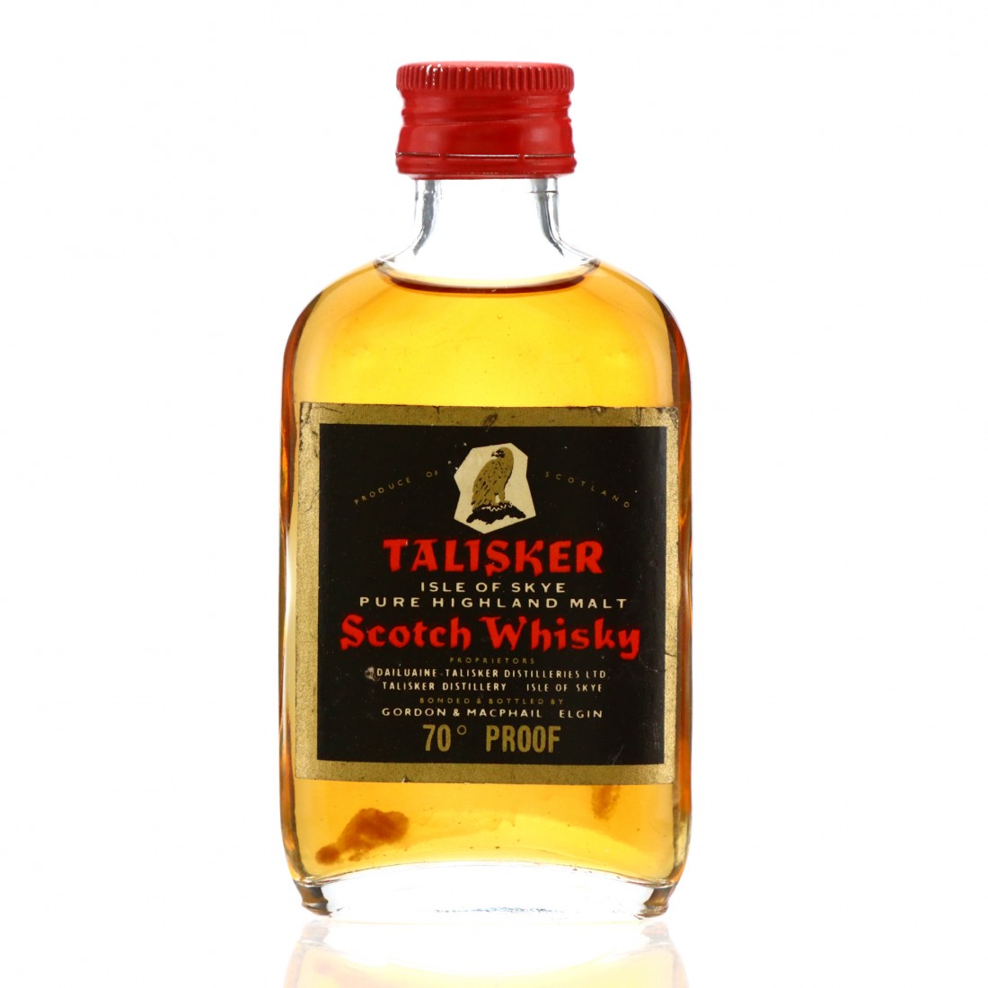 Talisker Gordon and MacPhail 70 Proof Miniature 1970s | Whisky Auctioneer