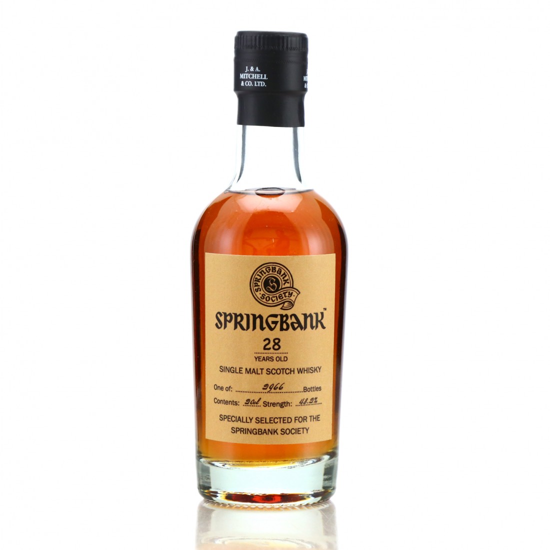 Springbank 28 Year Old Springbank Society 20cl | Whisky Auctioneer