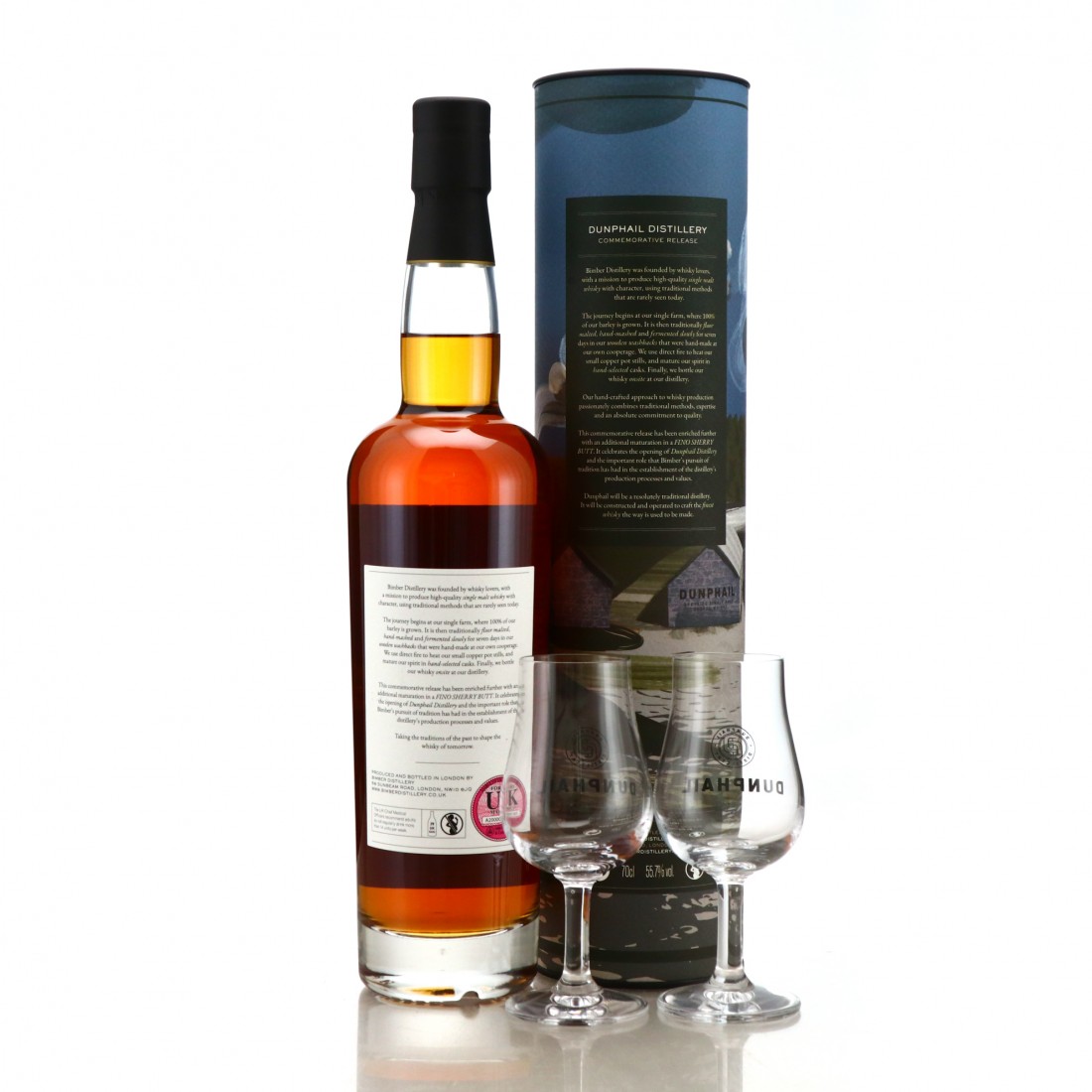 Bimber Single Fino Cask #257/F / Dunphail Commemorative Release Gift ...