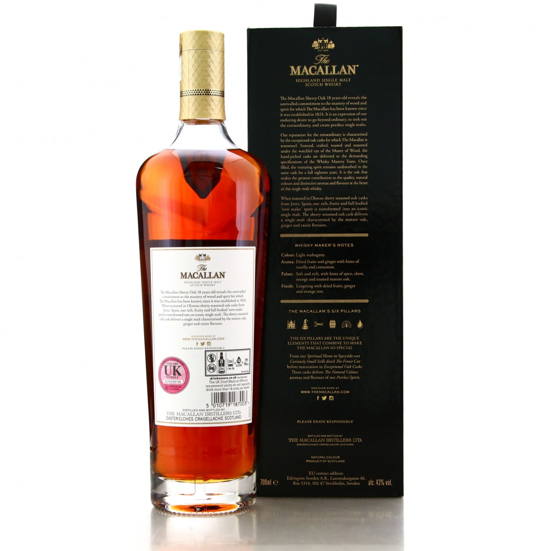 Macallan 18 Year Old Sherry Oak 2021 Release | Whisky Auctioneer