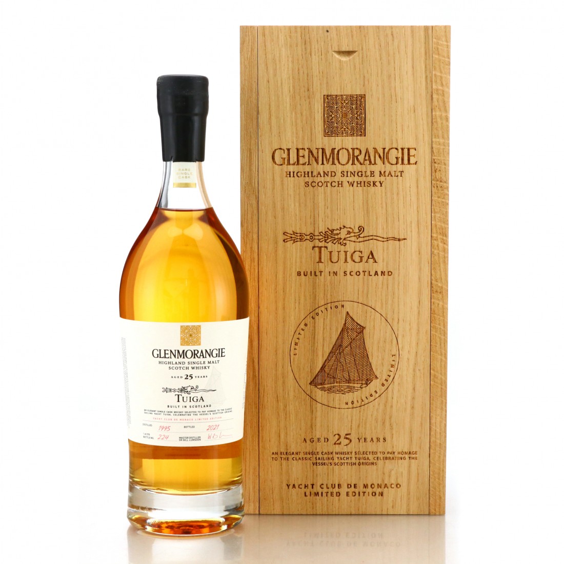 Glenmorangie 1995 Tuiga 25 Year Old / Yacht Club Monaco | Whisky Auctioneer