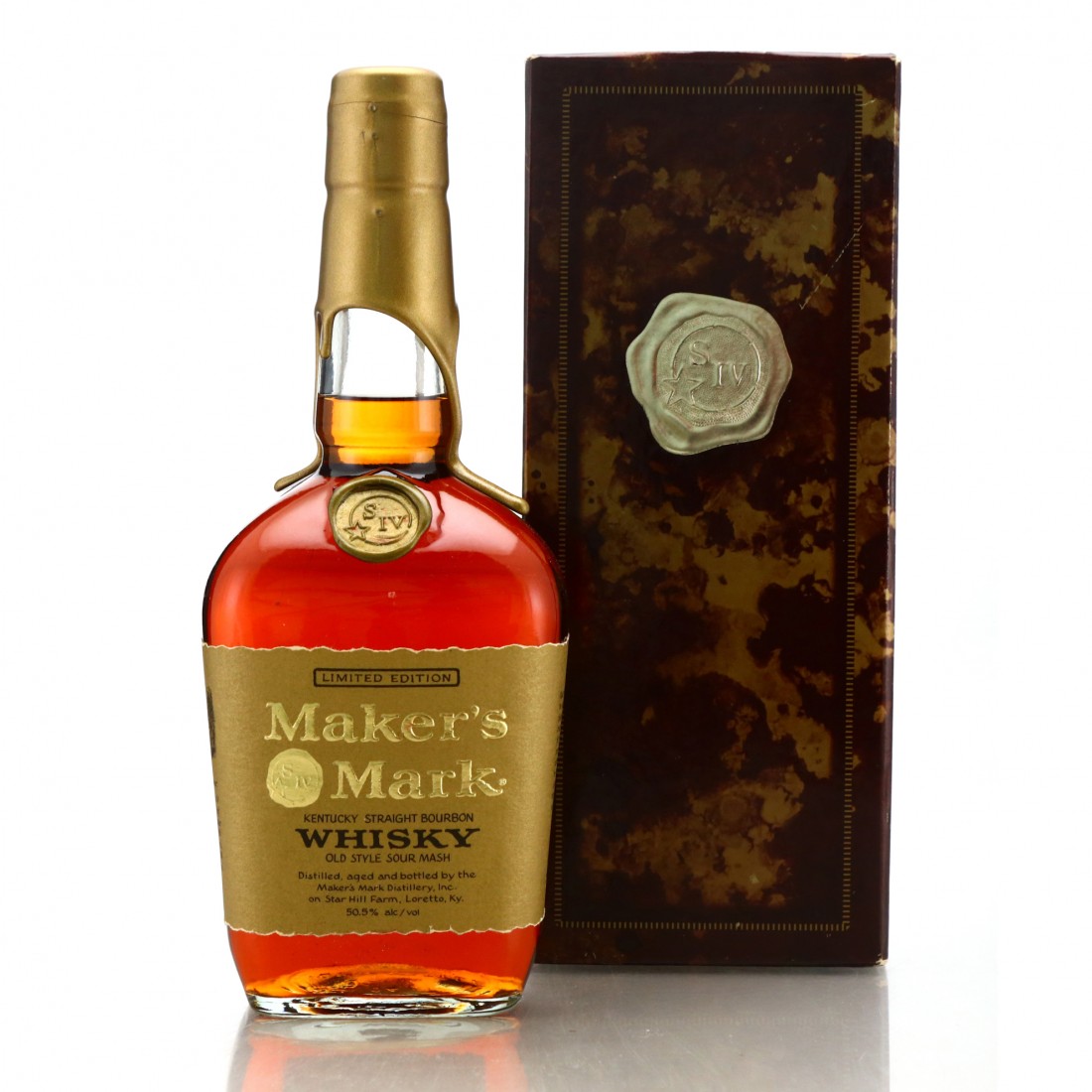 Maker's Mark Gold Label Label Kentucky Straight Bourbon 1994 / Japanese ...