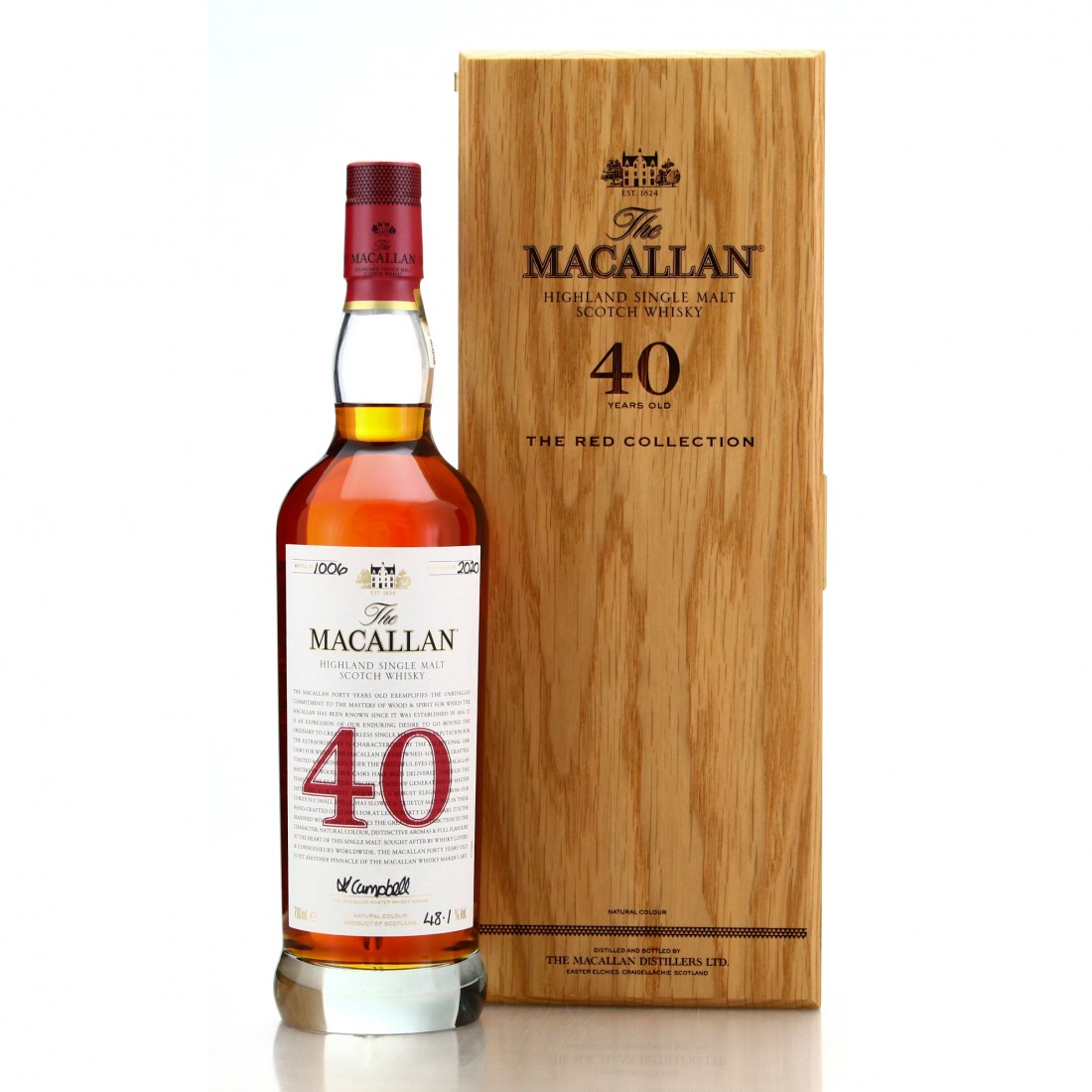 Macallan 40 Year Old The Red Collection | Whisky Auctioneer