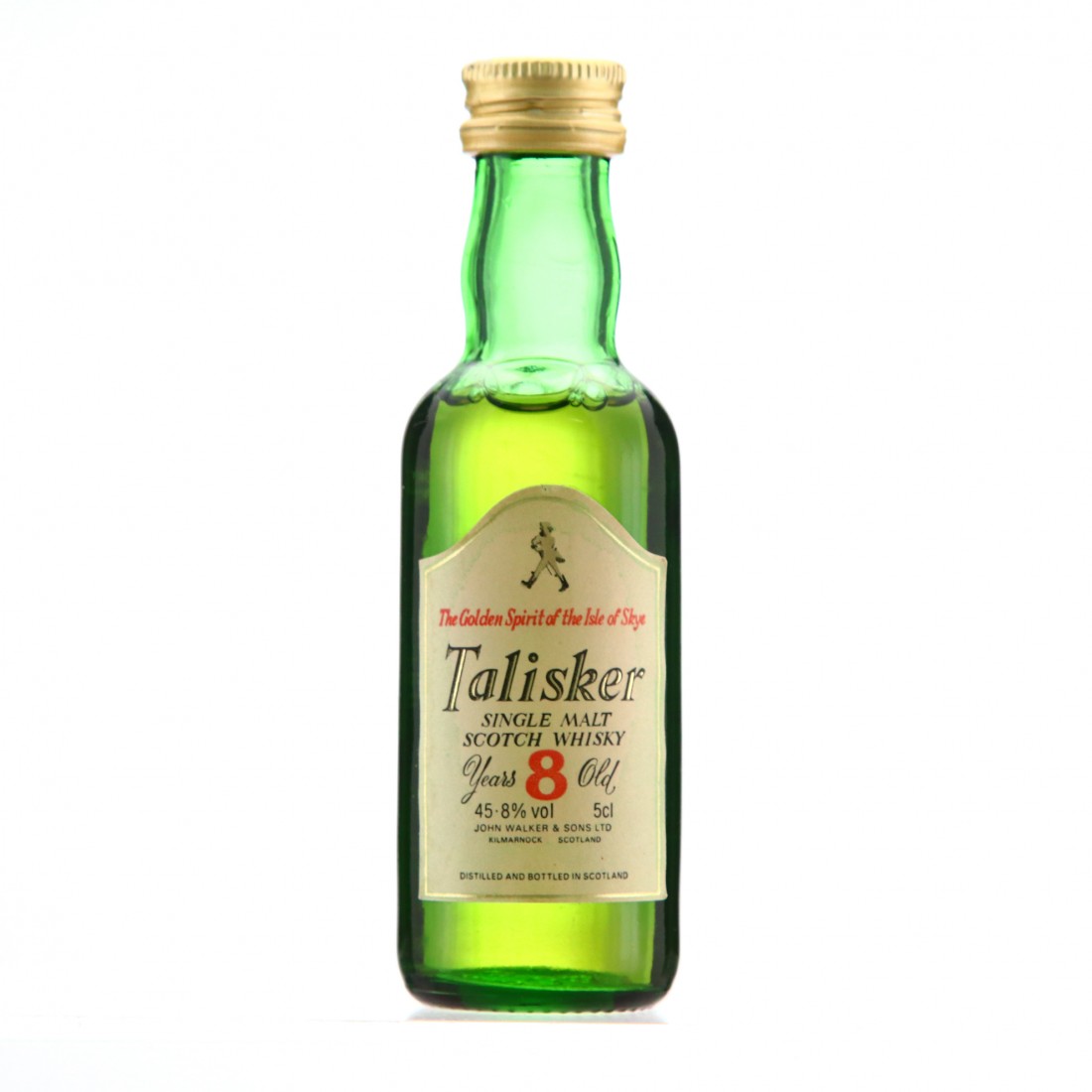 Talisker 8 Year Old John Walker and Sons Miniature 1980s | Whisky ...