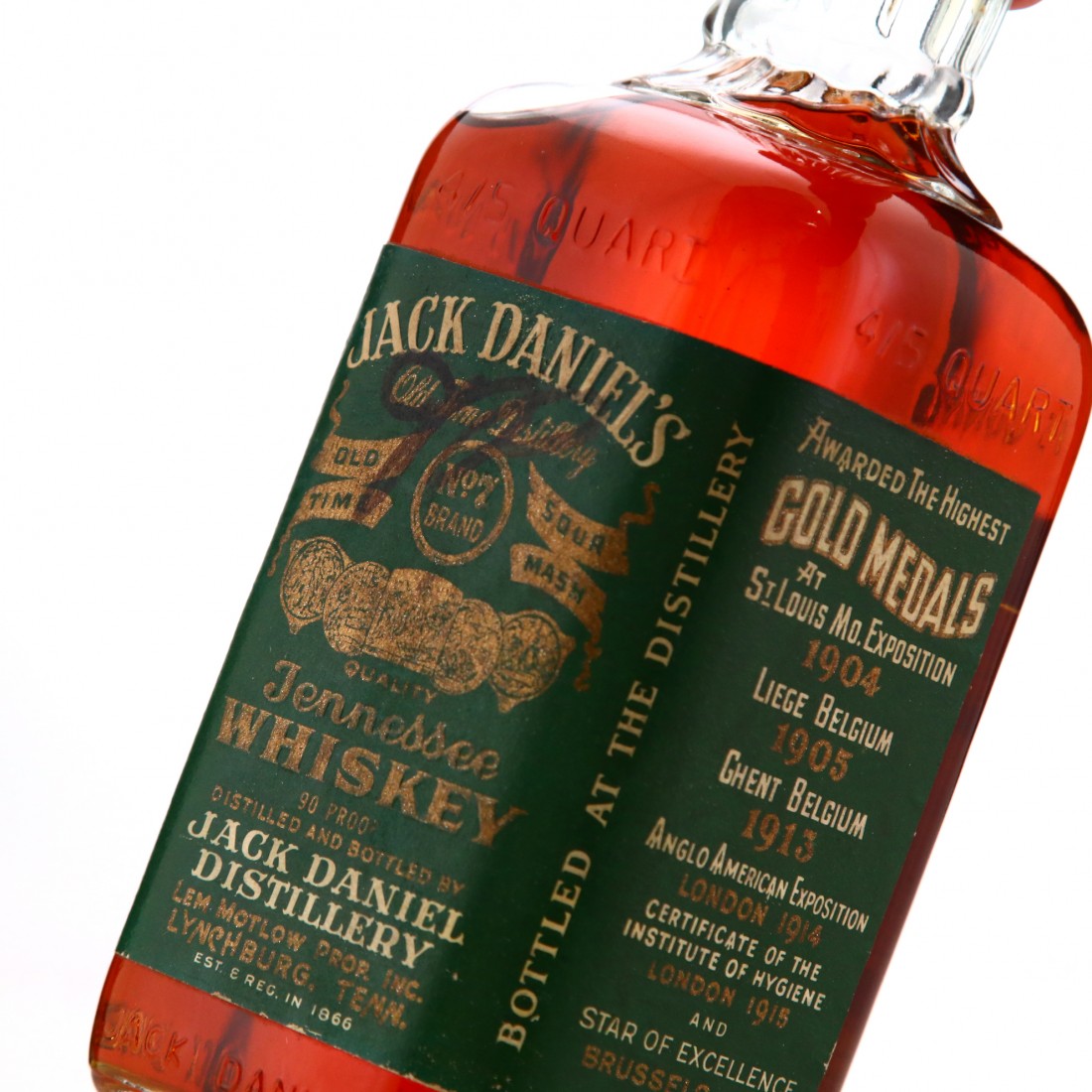 Jack Daniel's Old No.7 Green Label 90 Proof 1970 | Whisky Auctioneer