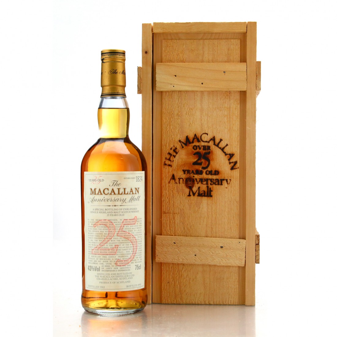 Macallan 1965 Anniversary Malt 25 Year Old | Whisky Auctioneer