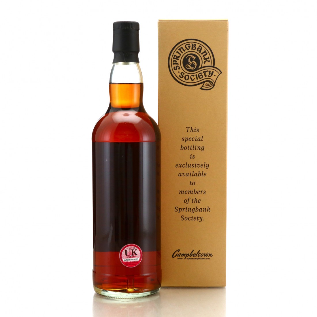 Springbank 2012 Springbank Society 8 Year Old / Fresh Sherry Hogshead ...