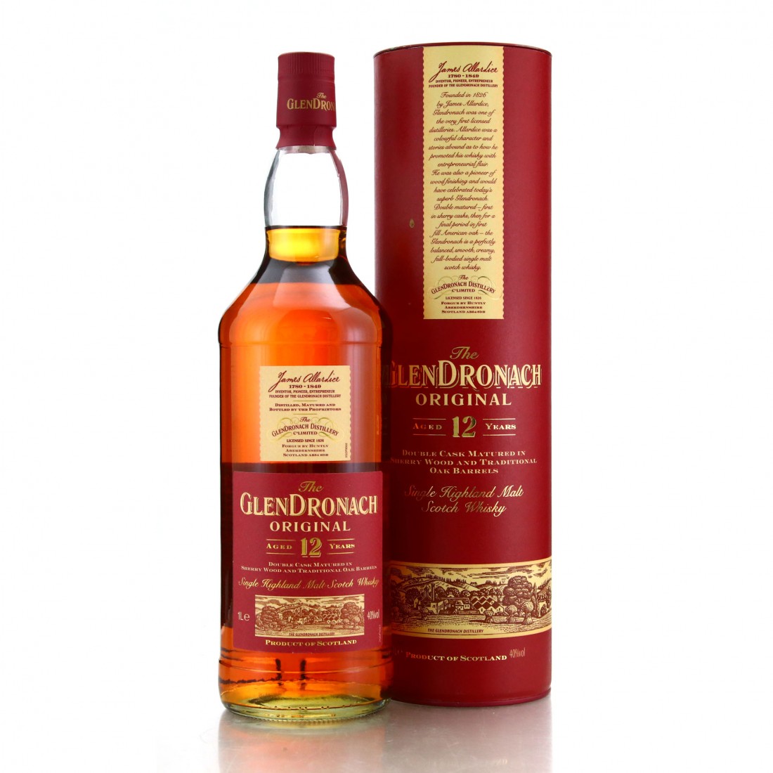 Glendronach 12 Year Old Original 1 Litre pre-2005 | Whisky Auctioneer