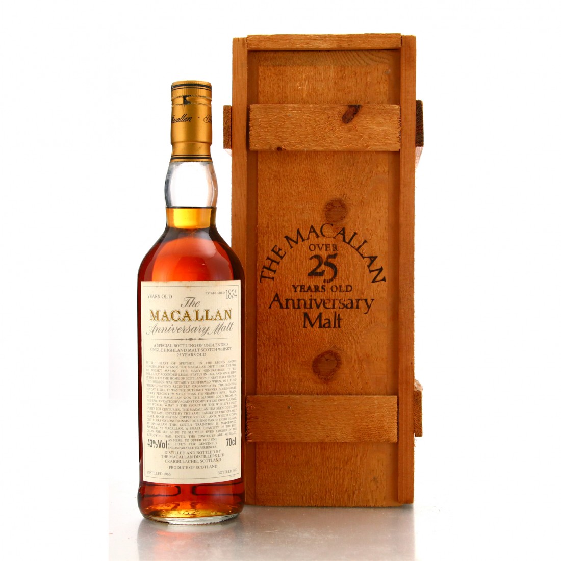 Macallan 1966 Anniversary Malt 25 Year Old | Whisky Auctioneer
