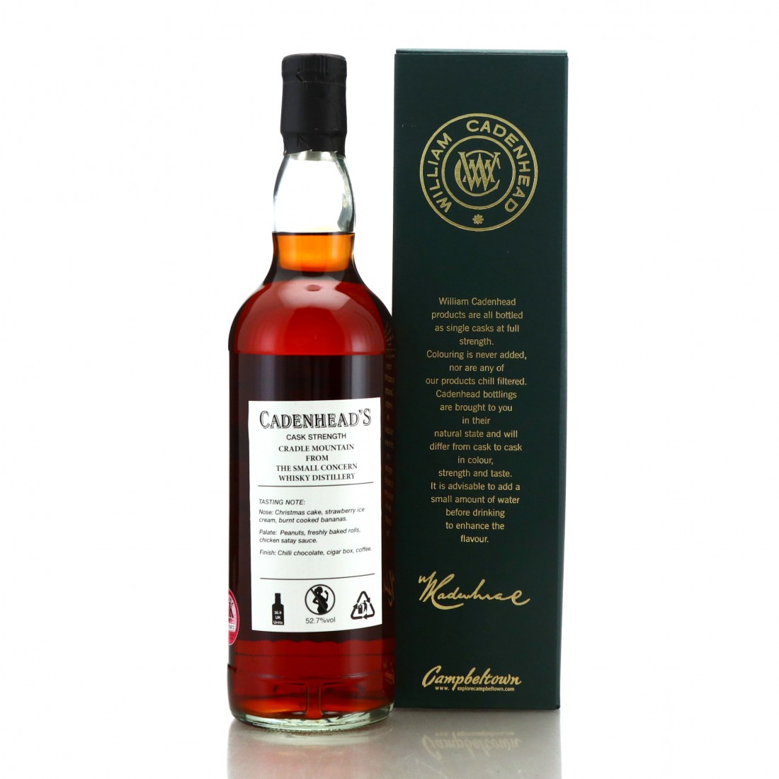 Cradle Mountain 24 Year Old Cadenhead's World Whiskies | Whisky Auctioneer