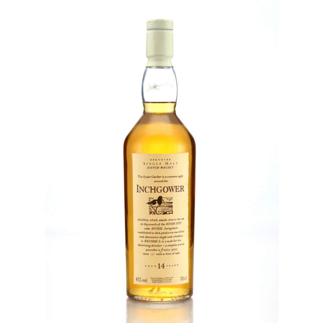 Inchgower 14 Year Old Flora and Fauna White Cap | Whisky Auctioneer