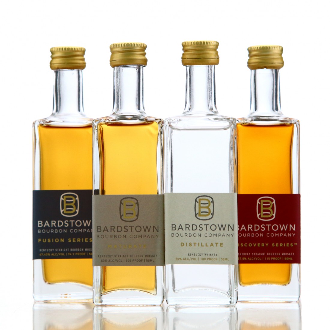 Bardstown Bourbon from Distillate to Barrel Miniatures x 4 | Whisky ...