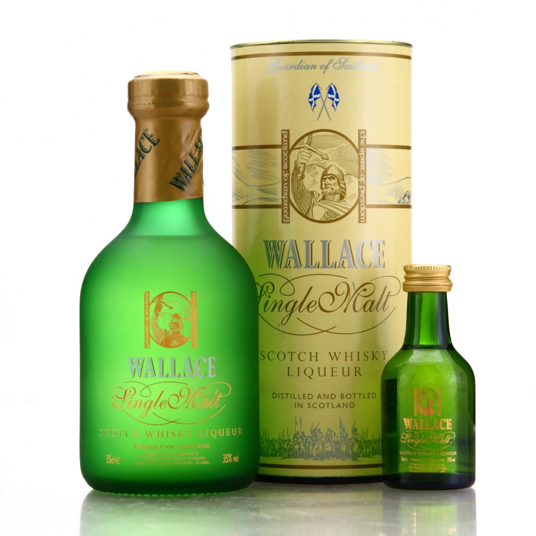 Wallace Single Malt Scotch Liqueur 35cl Includes Miniature Whisky