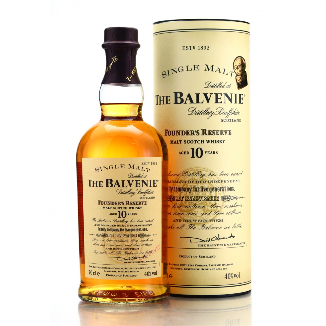 Balvenie 10 Year Old Founder's Reserve | Whisky Auctioneer