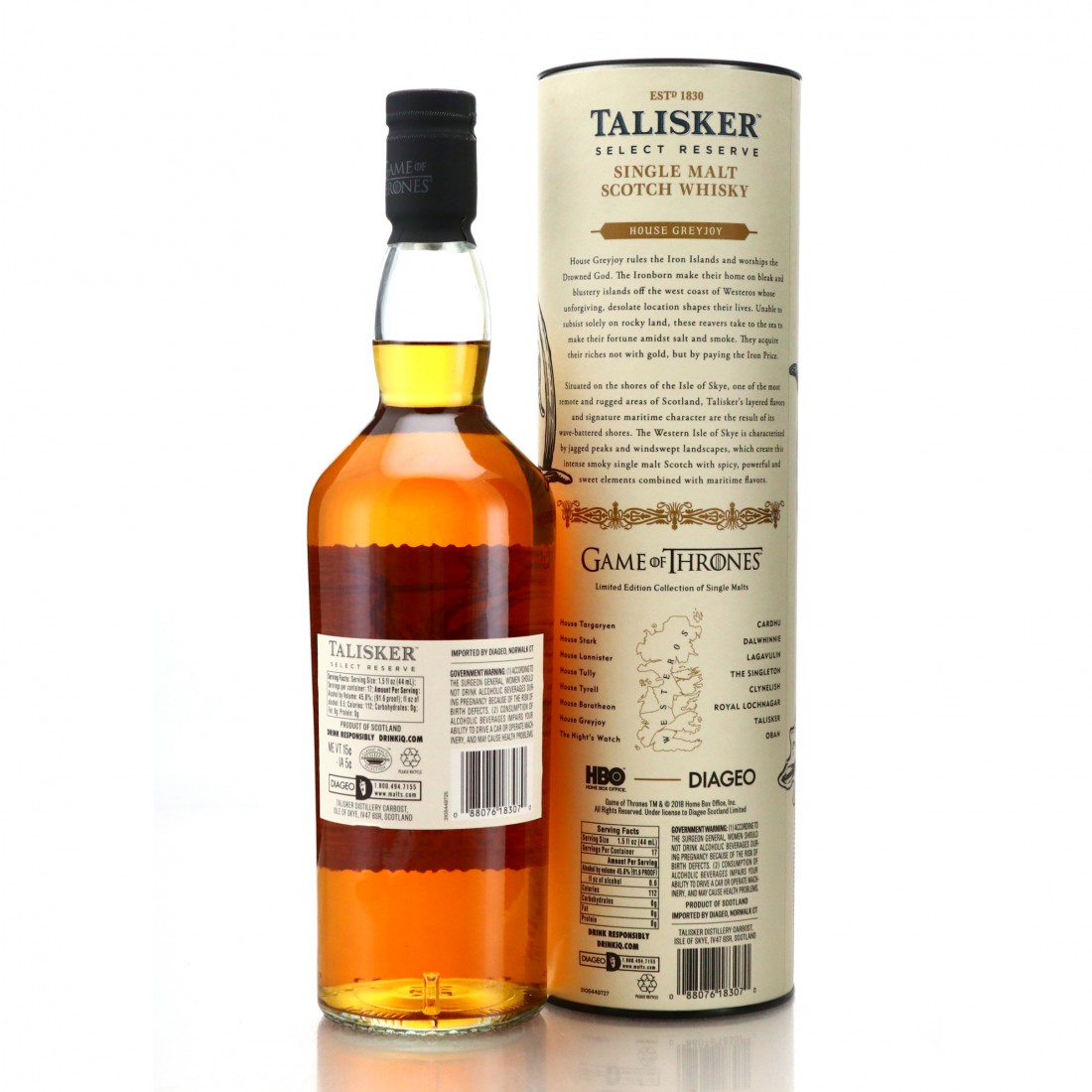 Talisker Select Reserve Game of Thrones / House Greyjoy | Whisky Auctioneer